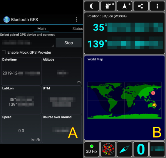GPSの無いAndroid端末で外部GPSを使う その3（GPS 2 Bluetooth ＋ Bluetooth GPS） | ヒト・ログ・ドライブ